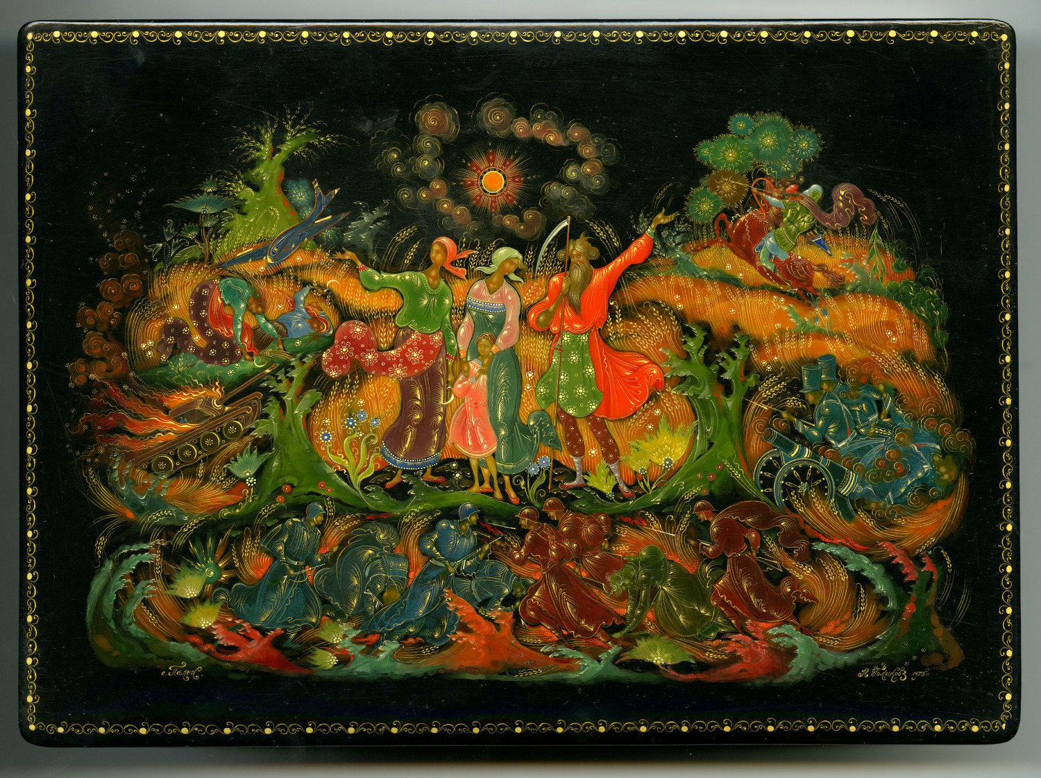 La miniature de Palekh - Alexandre de Russie